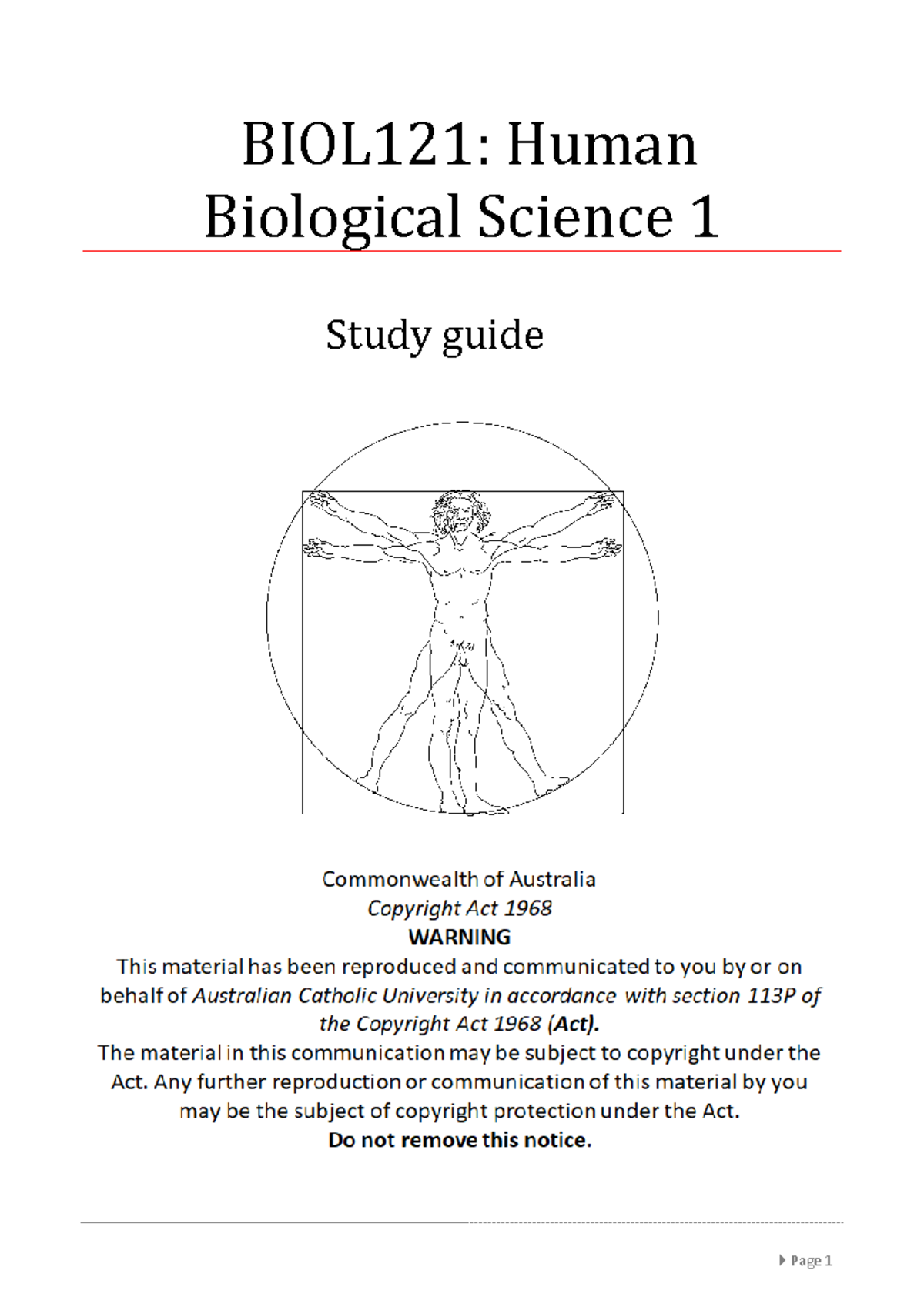 BIOL121: Human Biological Science 1 Study Guide & TLOs 202630 - Studocu