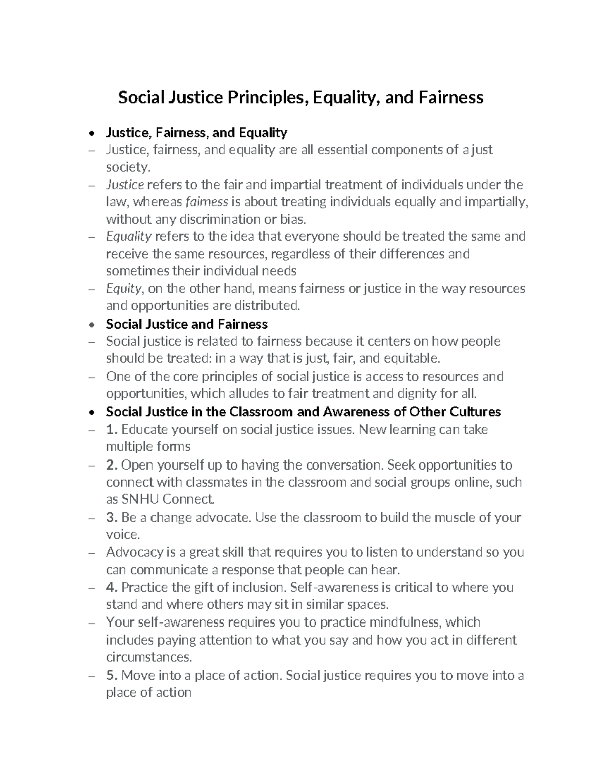 Social Justice Principles and Online Learning Guide 2 IDS105 - Studocu