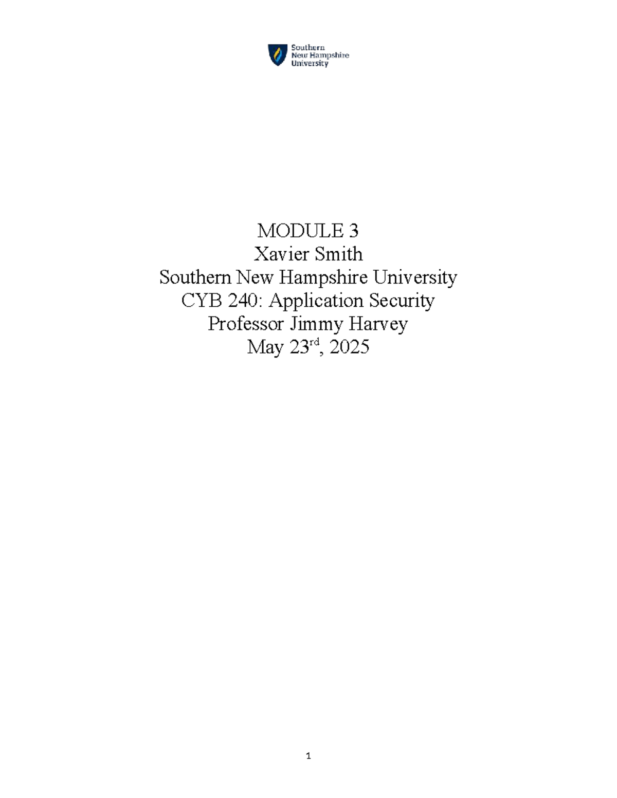 CYB 260 Project One Milestone: Application Security Analysis - Studocu