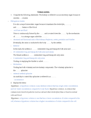 Excercse 33 part 2 - A&P2 Excercise 33 Part 2 Homework - HW: Exercise ...