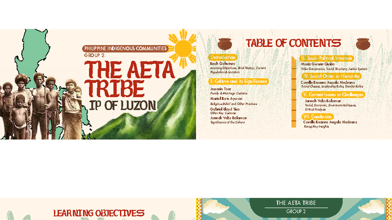 AETA TRIBE: CULTURE, HISTORY, AND CURRENT CHALLENGES - GROUP 2 - Studocu