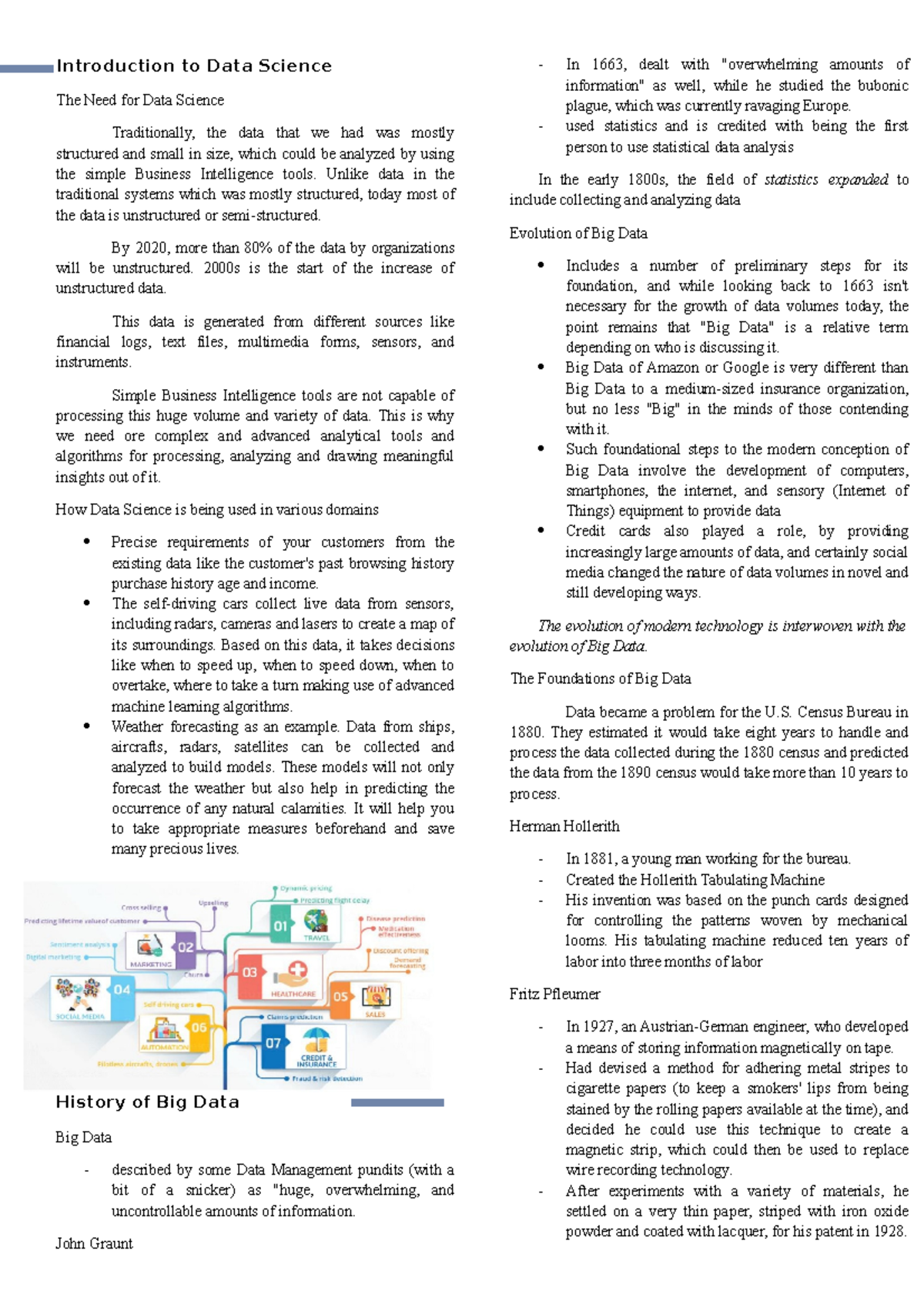 MATH144-2 Data Science and Statistics Module 1 Notes - Studocu