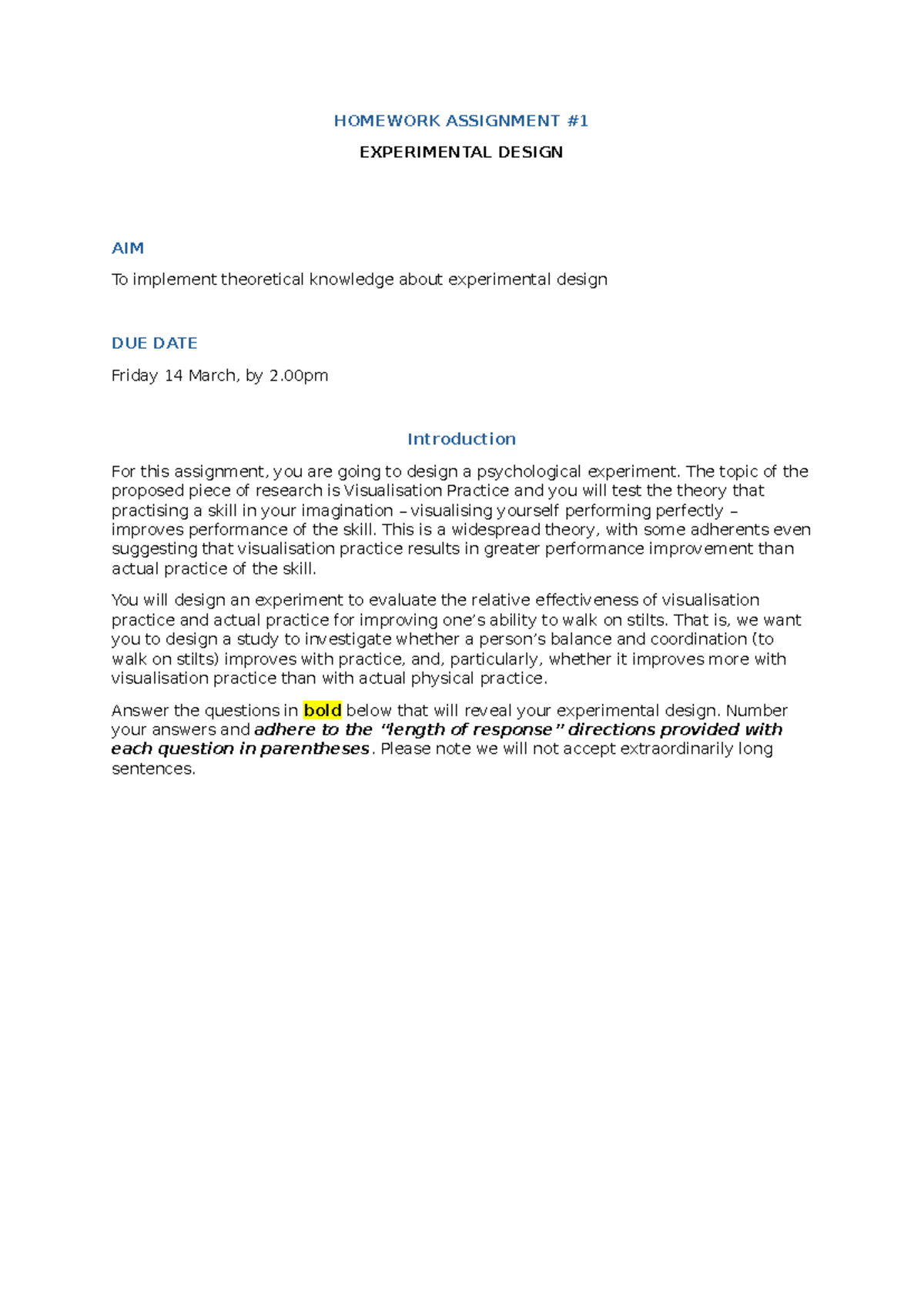 PSYC210 Homework 1: Experimental Design on Visualization Practice - Studocu