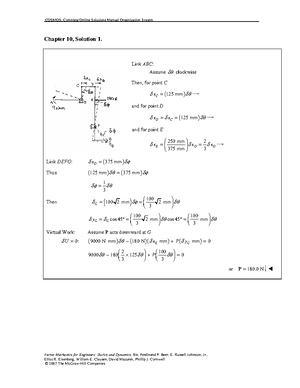 Chapter 06 - Beer, F. Statics and Dynamics 8Ed Solution Manual - Vector Mechanics for Engineers ...