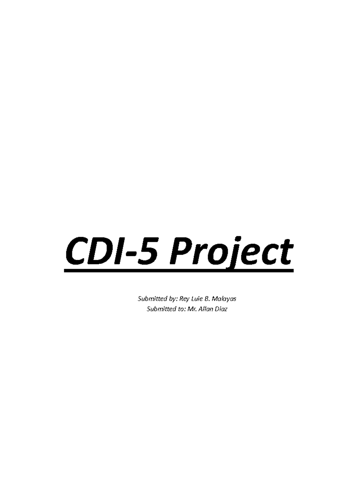 CDI5 Project - Case Referral and Incident Documentation Guide - Studocu