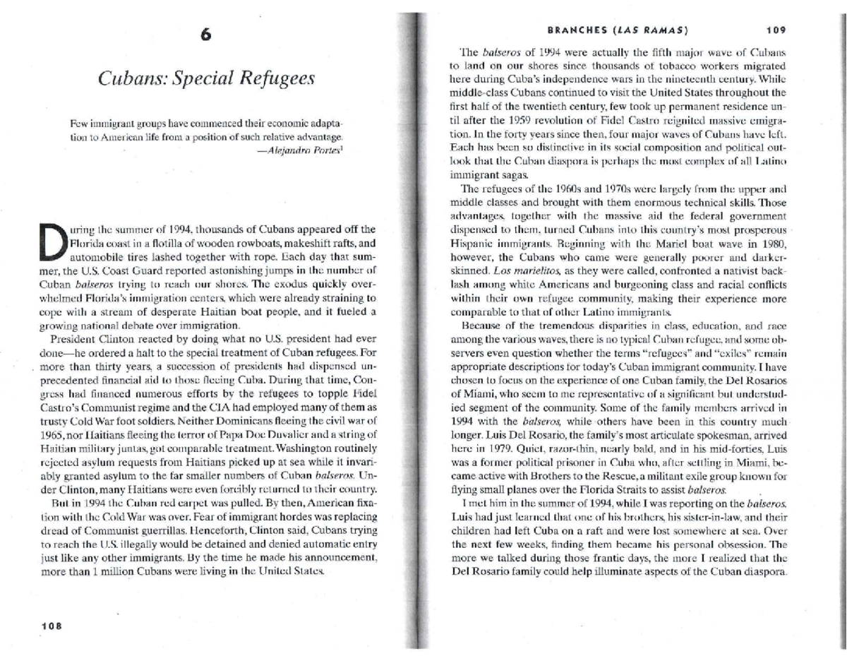 Cuban Migration Waves: A Study of Balseros and Their Impact (HIST 109 ...