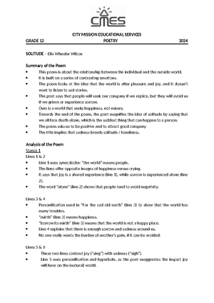 Poem of Return Notes and Answers - CITY MISSION EDUCATIONAL SERVICES ...