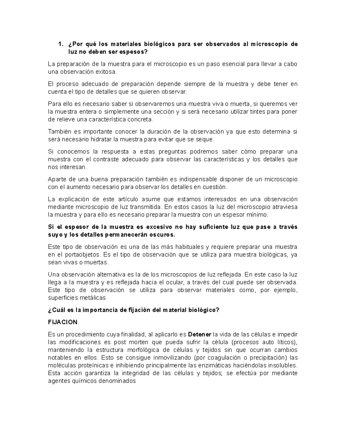 Por qué los materiales biológicos - 1. ¿Por qué los materiales ...