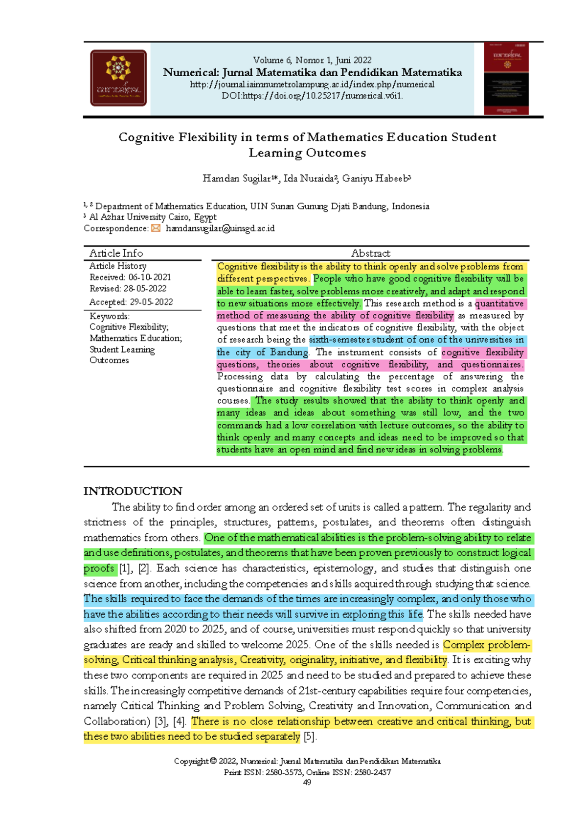 Cognitive Flexibility in Mathematics Education: Insights & Outcomes ...