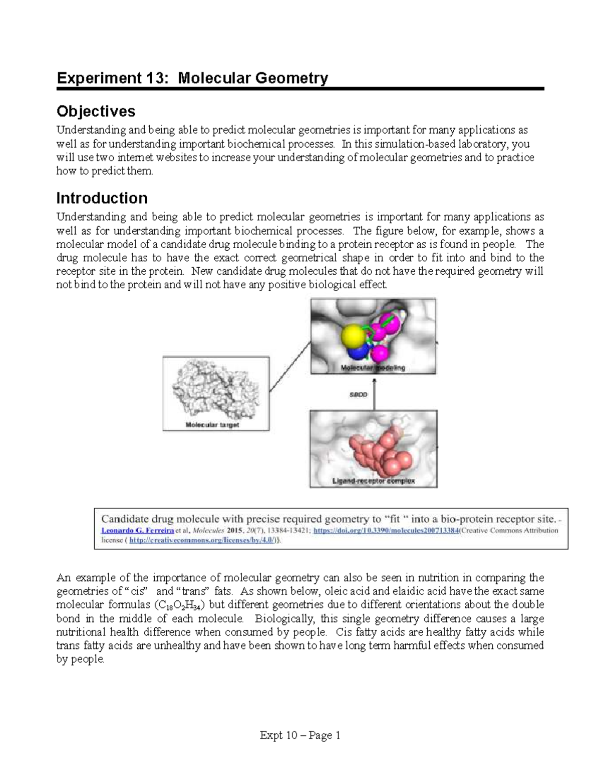 Exp 13: Molecular Geometry Lab - Understanding VSEPR Theory - Studocu