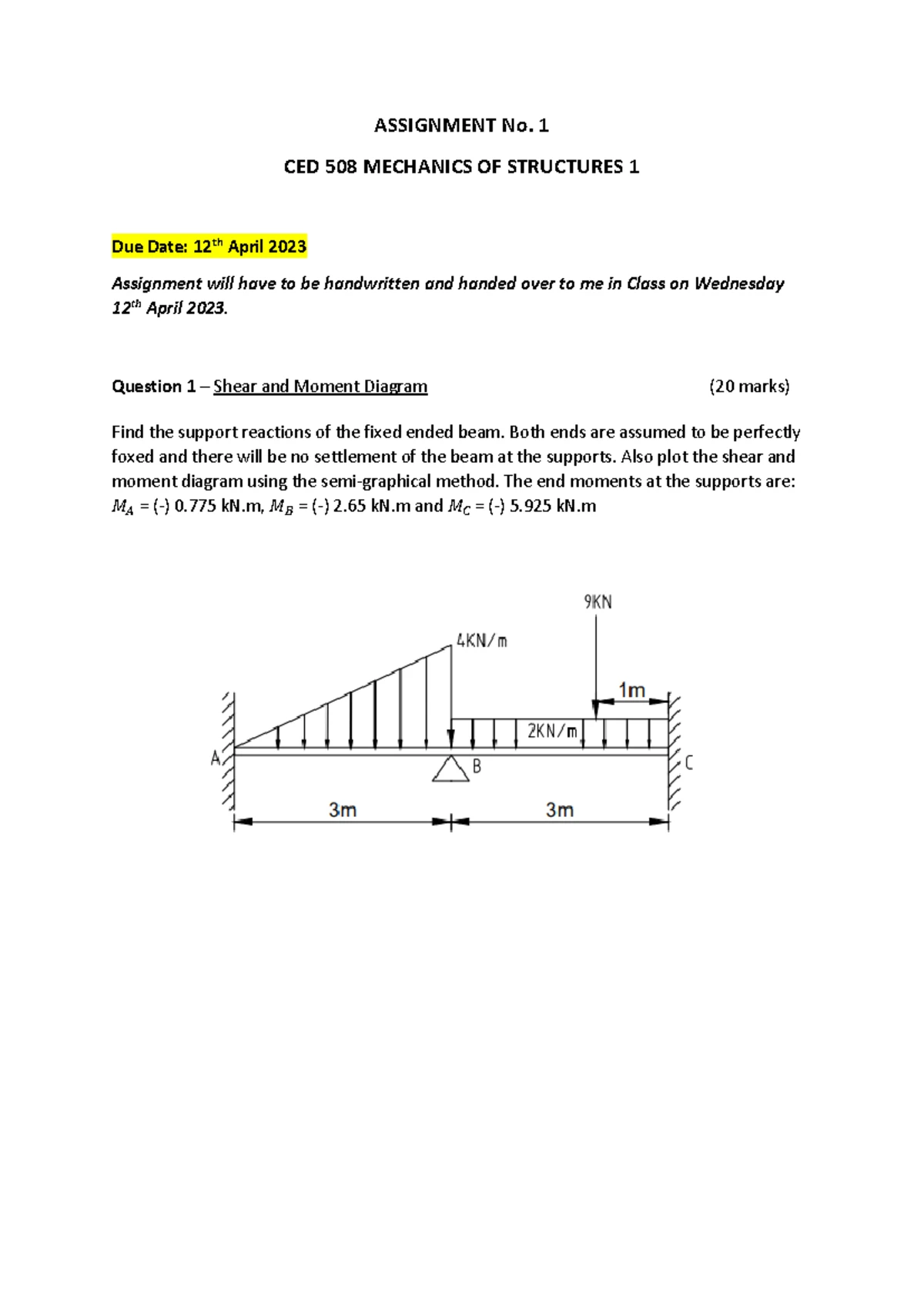 AWC DA6 Beam Formulas 0710 - BEAM DESIGN FORMULAS WITH SHEAR AND MOMENT ...