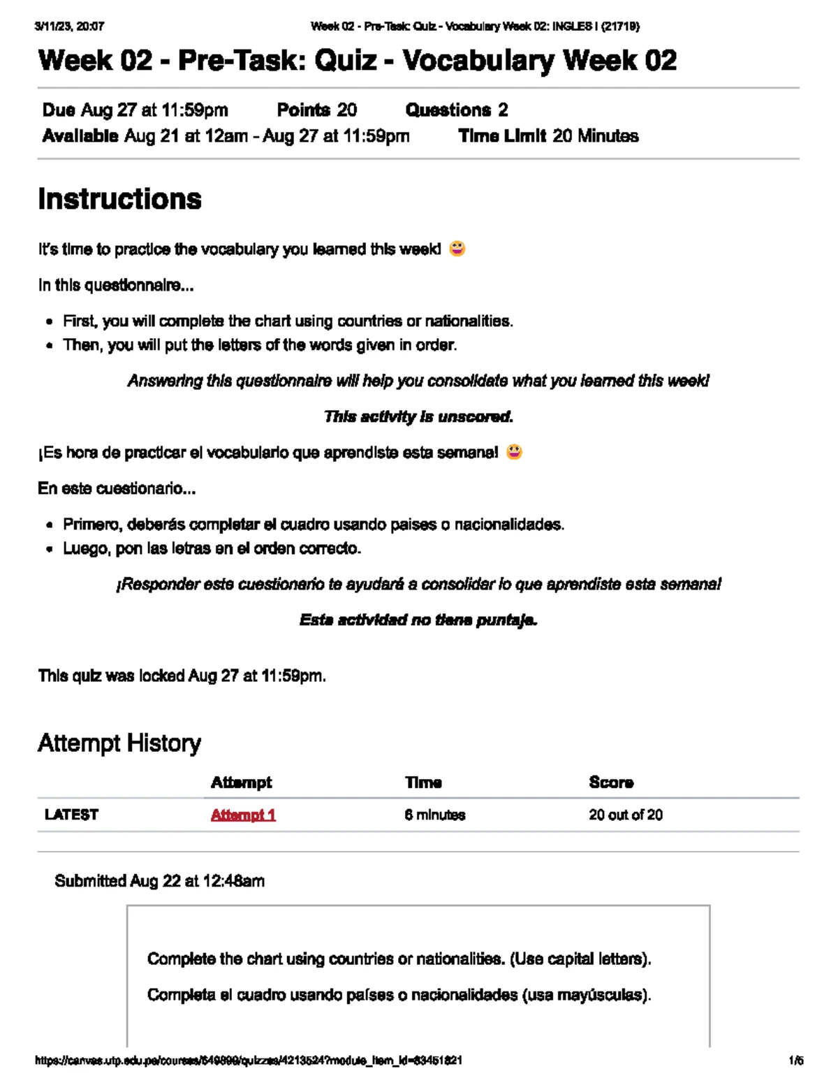 ️ Week 02 - Pre-Task Verb to be (He-She-It) - Time to practice 1 Ingles ...