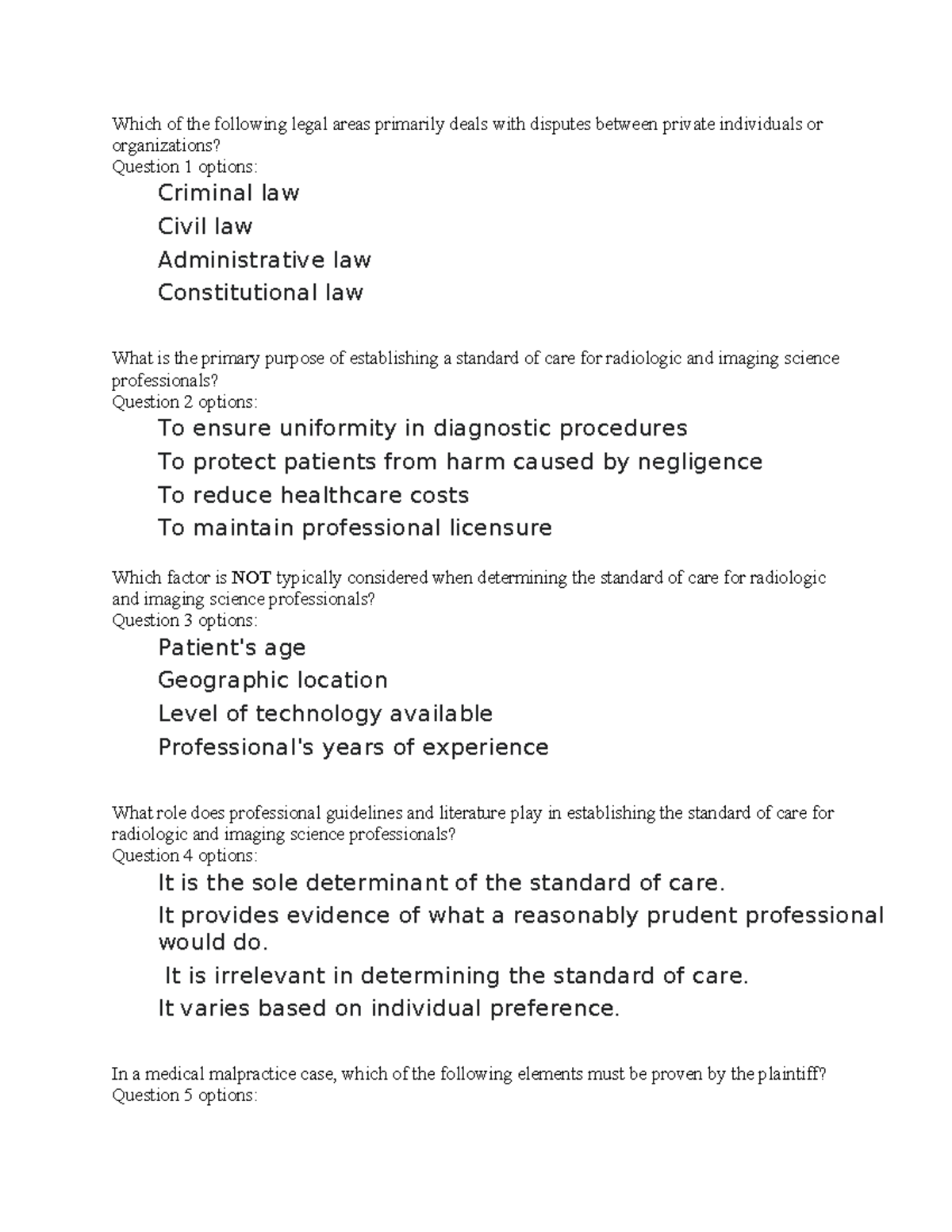 Week 7 - Chapter 26: Intro to Radiologic Standards & Ethics - Studocu