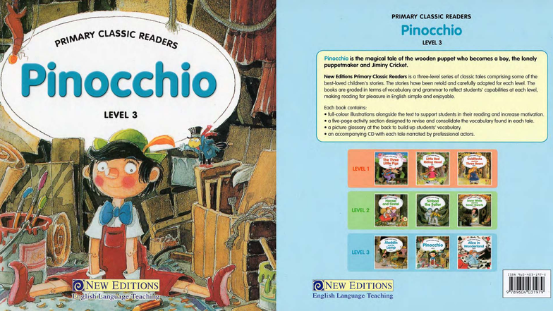 Pinocchio: Primary Classic Readers Level 3 Summary & Activities - Studocu