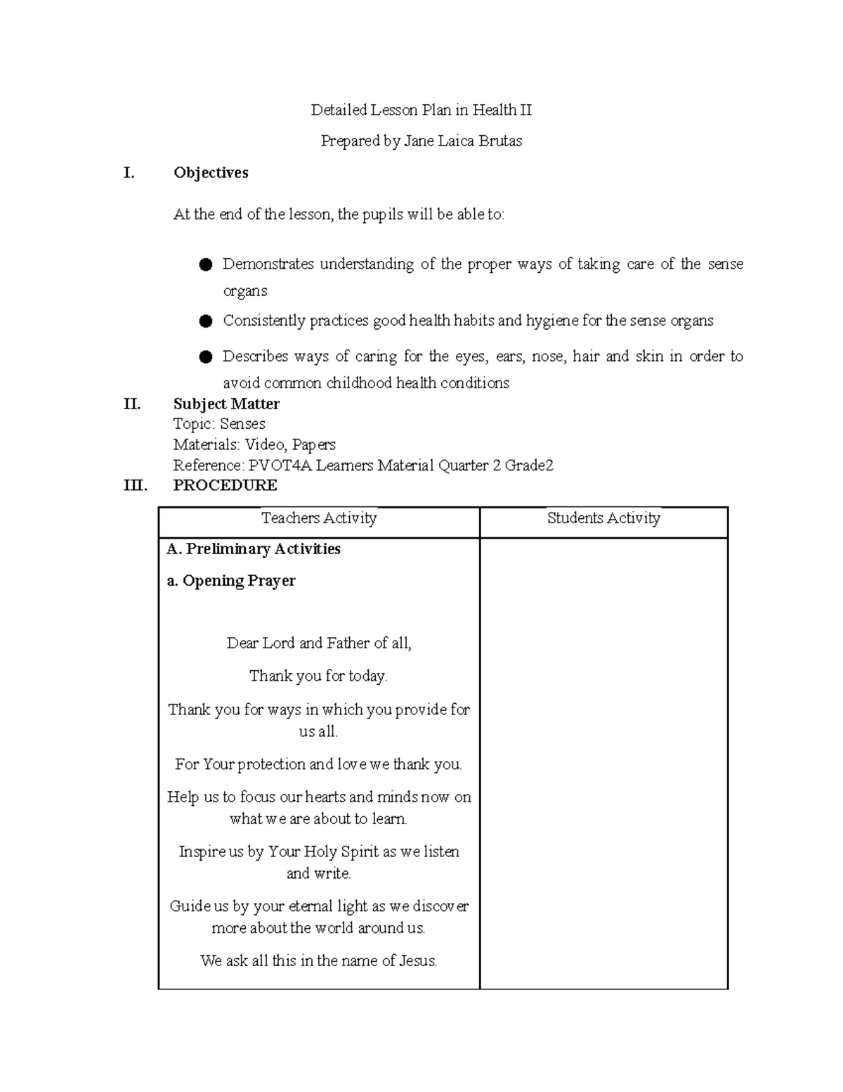 DLL Filipino 3 Q1 W1 - FIRST QUARTER WEEK1 - GRADES 1 to 12 DAILY ...