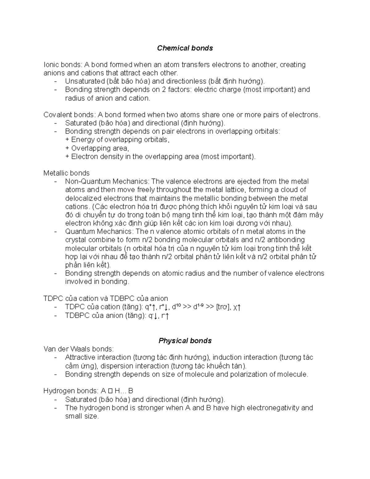 Chemical Bonds: Ionic, Covalent, and Metallic Bonds Overview (Course ...