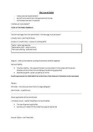 [Solved] what are the 3 actions of the law of Delict - Law of Delict ...