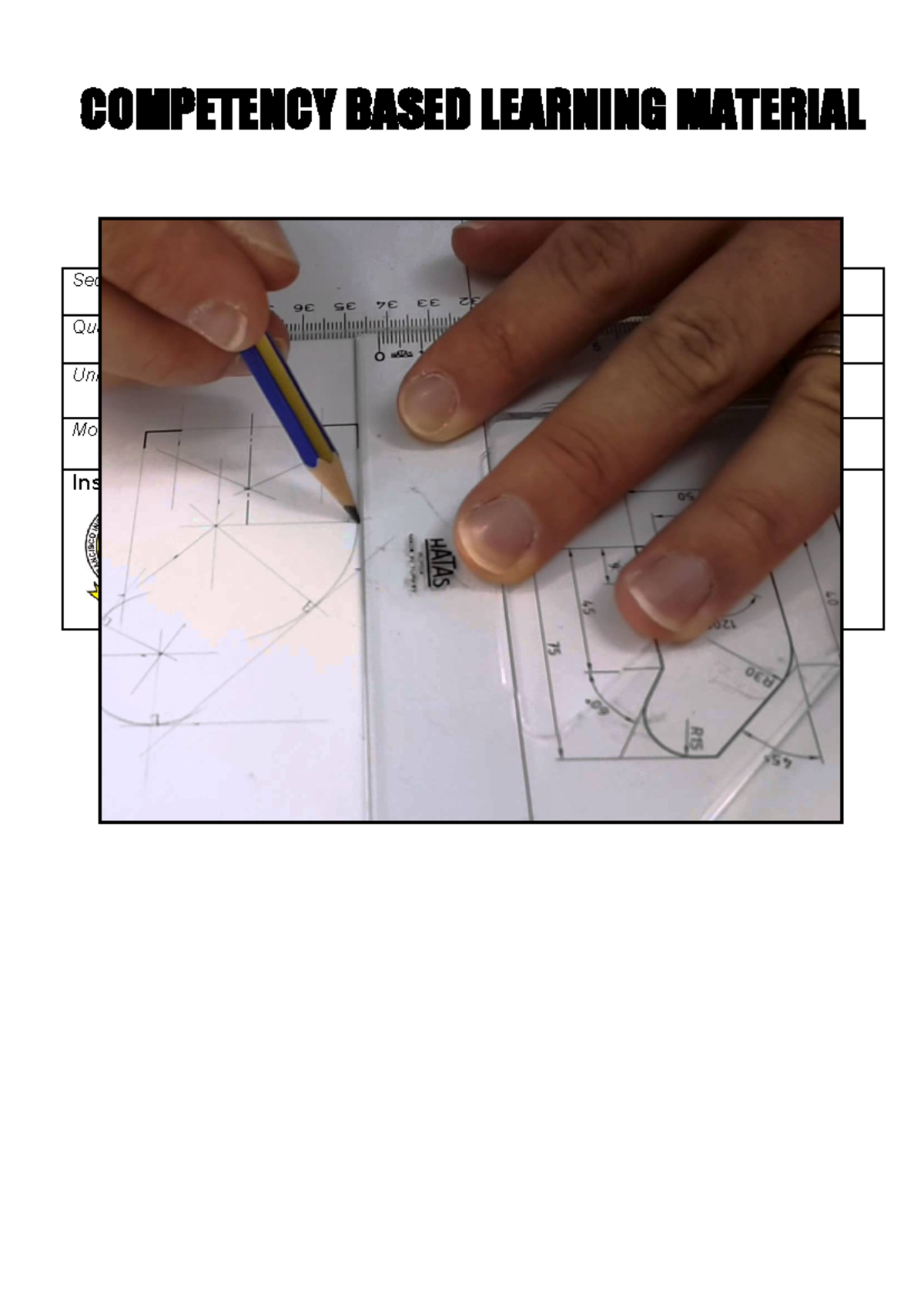 Preparing & Interpreting Technical Drawing - NCII Module Guide - Studocu
