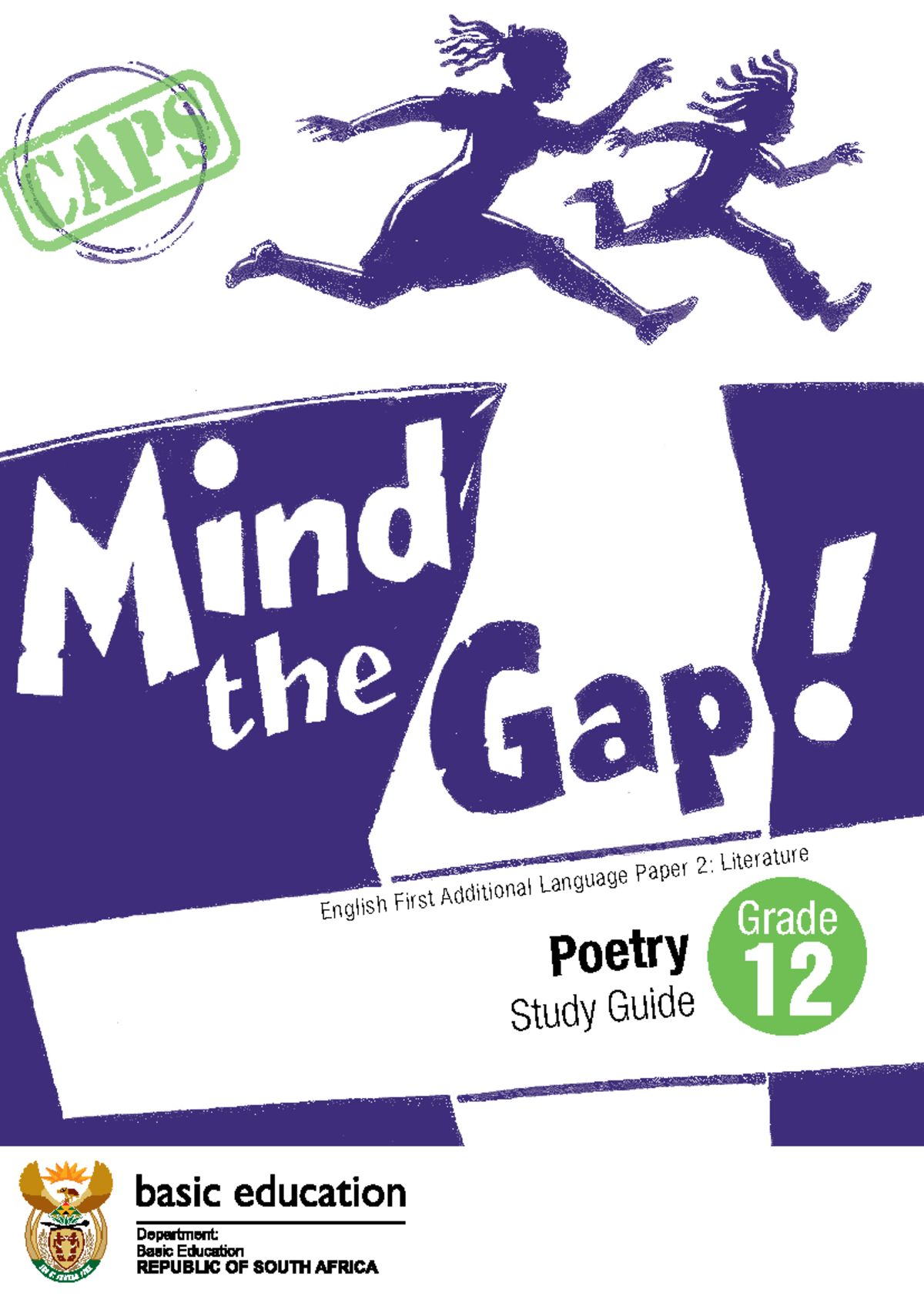 Mind the Gap Study Guide: Grade 12 English FAL Paper 2 Poetry Analysis ...