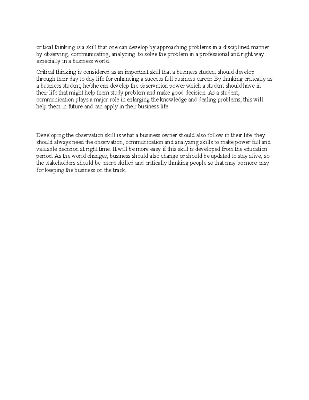 New crictical - critical thinking work - critical thinking is a skill ...