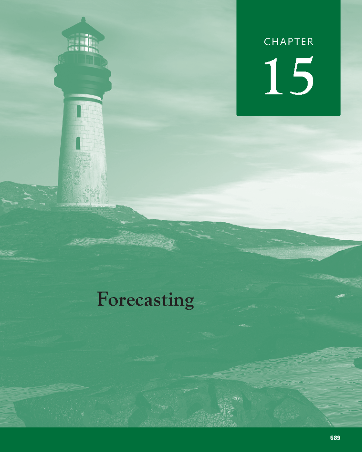 Chapter 15 - Forecasting Techniques in Management Science (MSc 108 ...