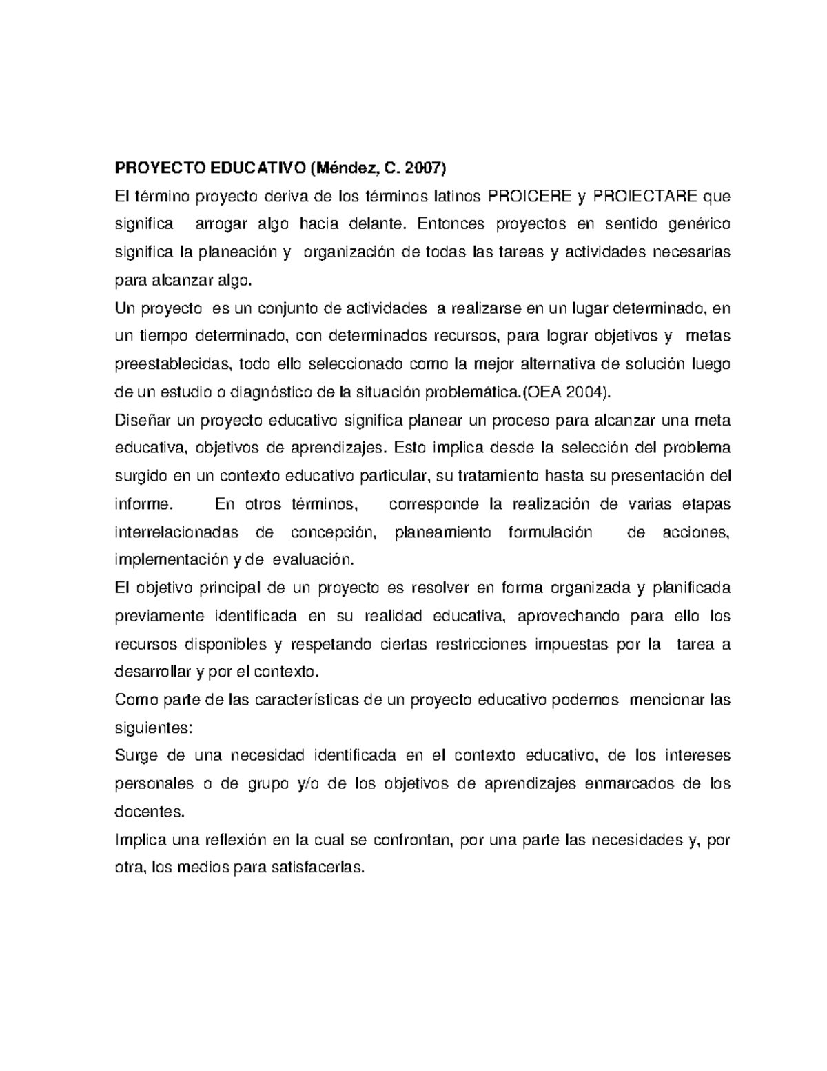 Título: Proyecto Educativo: Definición, Etapas y Componentes Clave ...