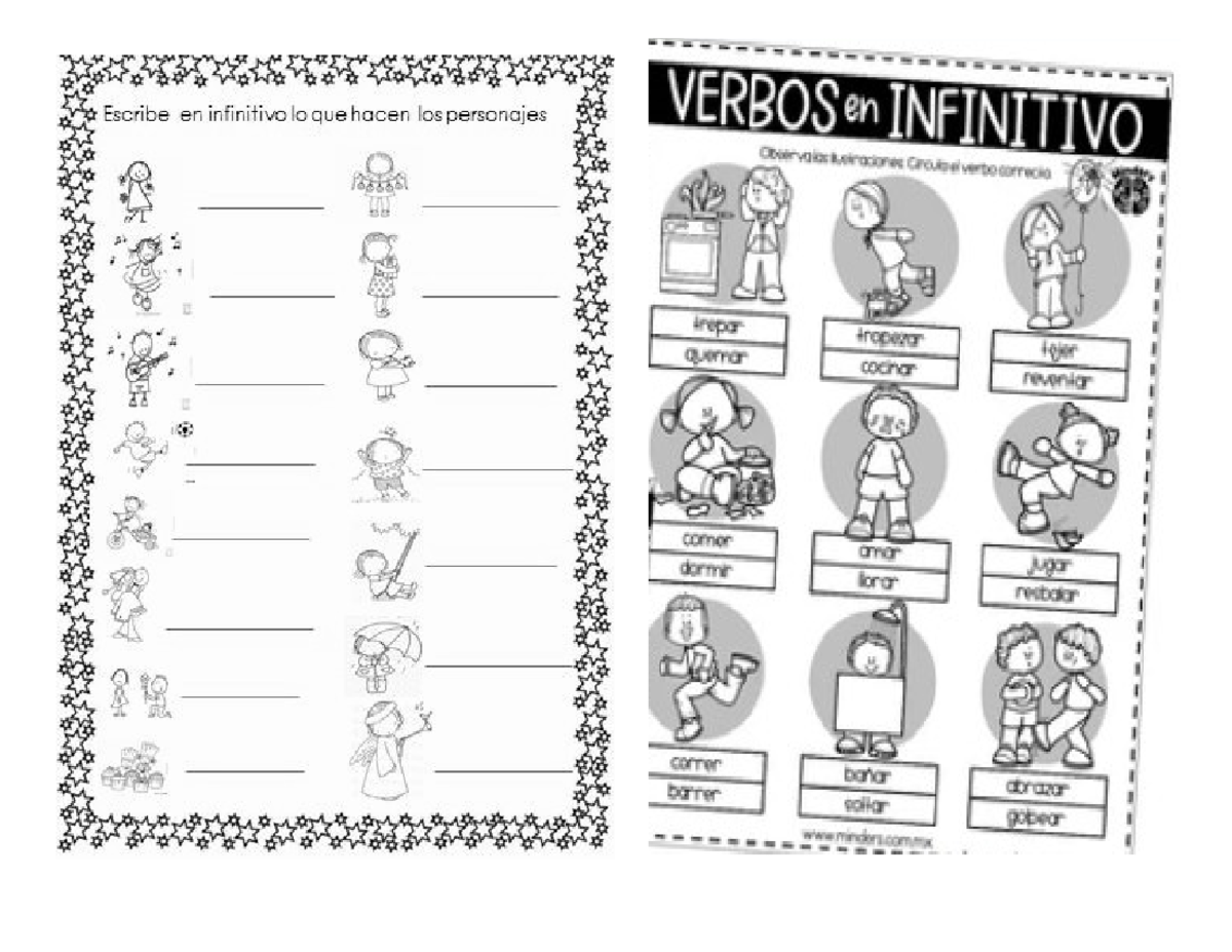 Ejercicios de Instructivos en Verbos en Infinitivo - Clase 1 - Studocu