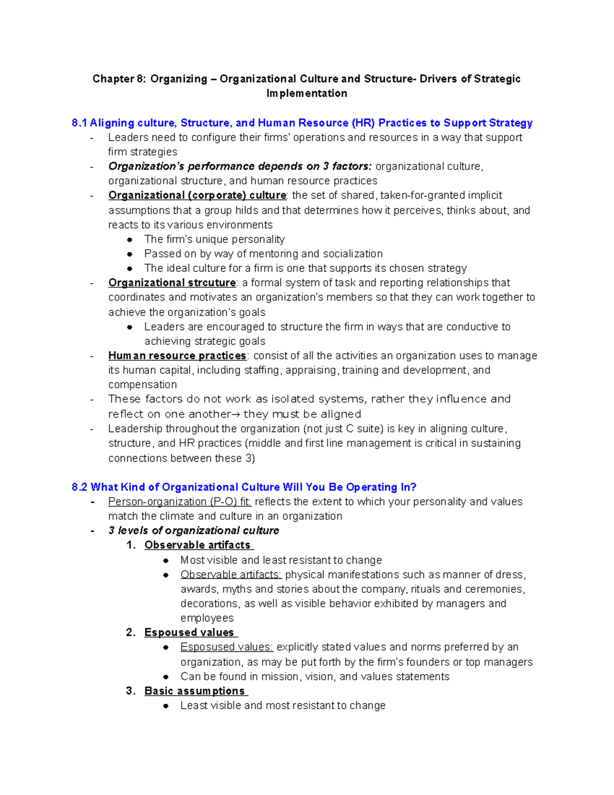 Chapter 8 - Management: a Practical Introduction - Chapter 8 ...