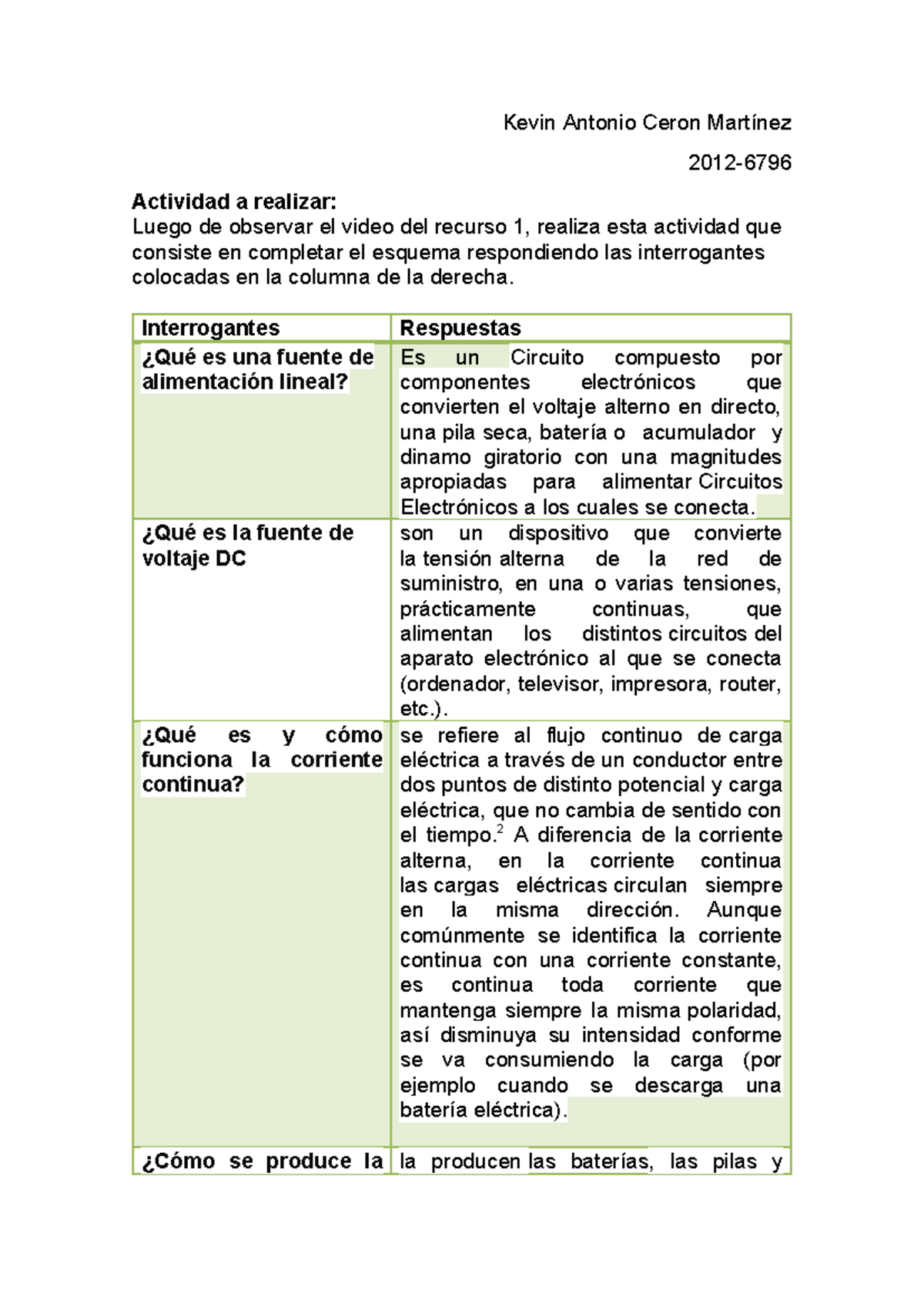 Ceron Martinez Kevin Unidad 3 Actividad 1 Completar esquema sobre ...
