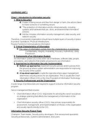 [Solved] As an Information Security professional based in SA you are ...