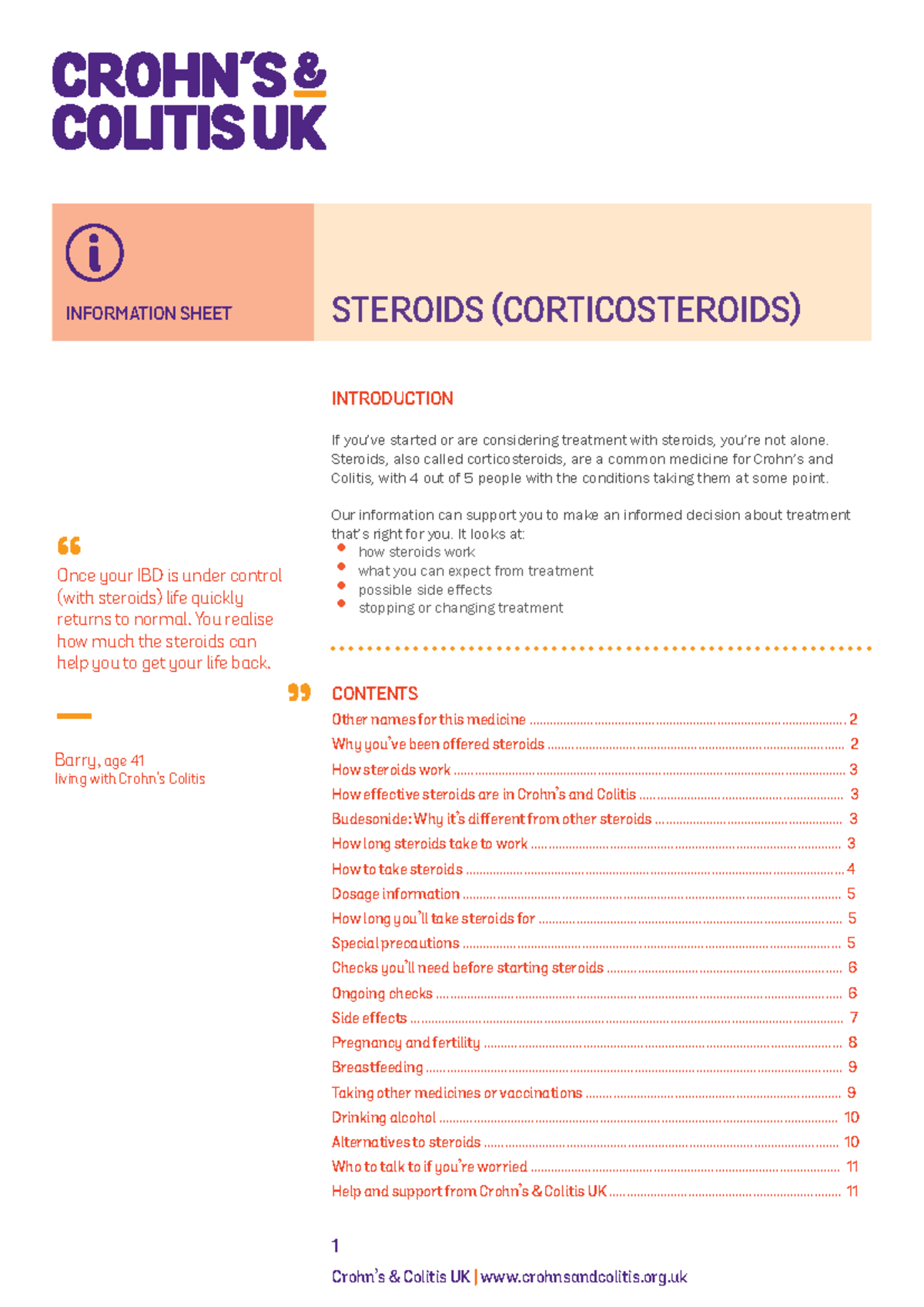 Steroids in IBD Treatment - Lecture Notes on Crohn’s & Colitis - Studocu