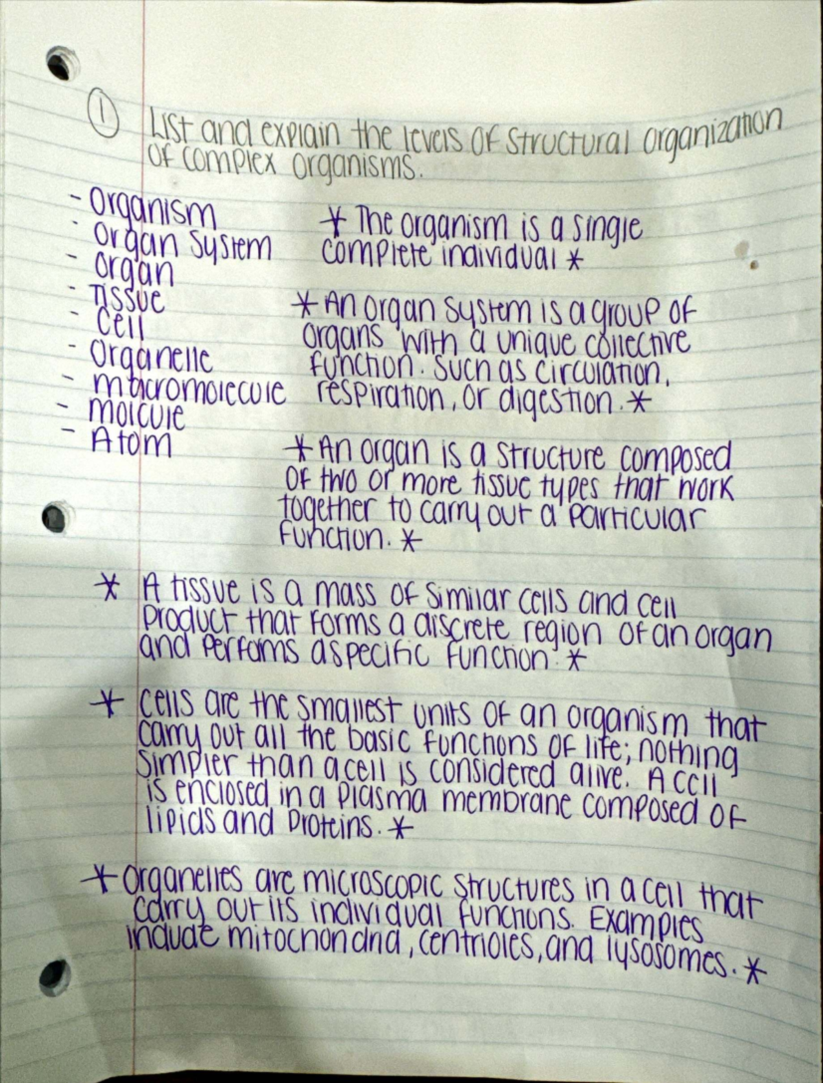 Chapter 1 - Lecture Notes on Organ Structure and Function - Studocu