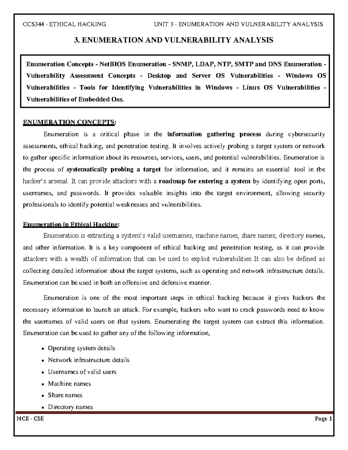 EH Notes: Essential Concepts and Key Insights - Studocu