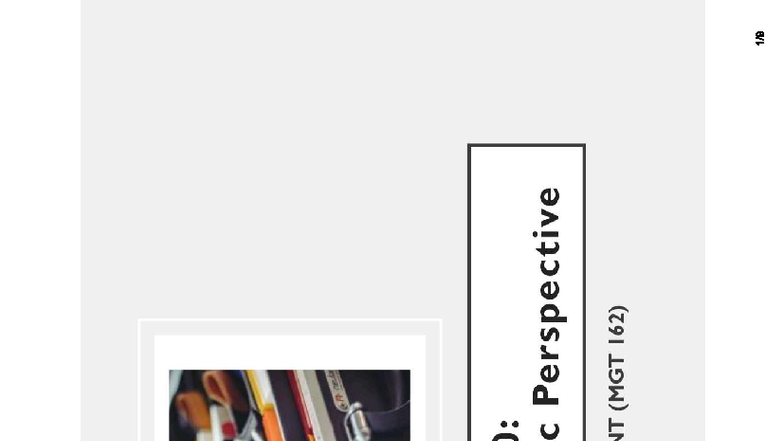 MGT 162 Chapter 10: Islamic Management Principles and Functions - Studocu