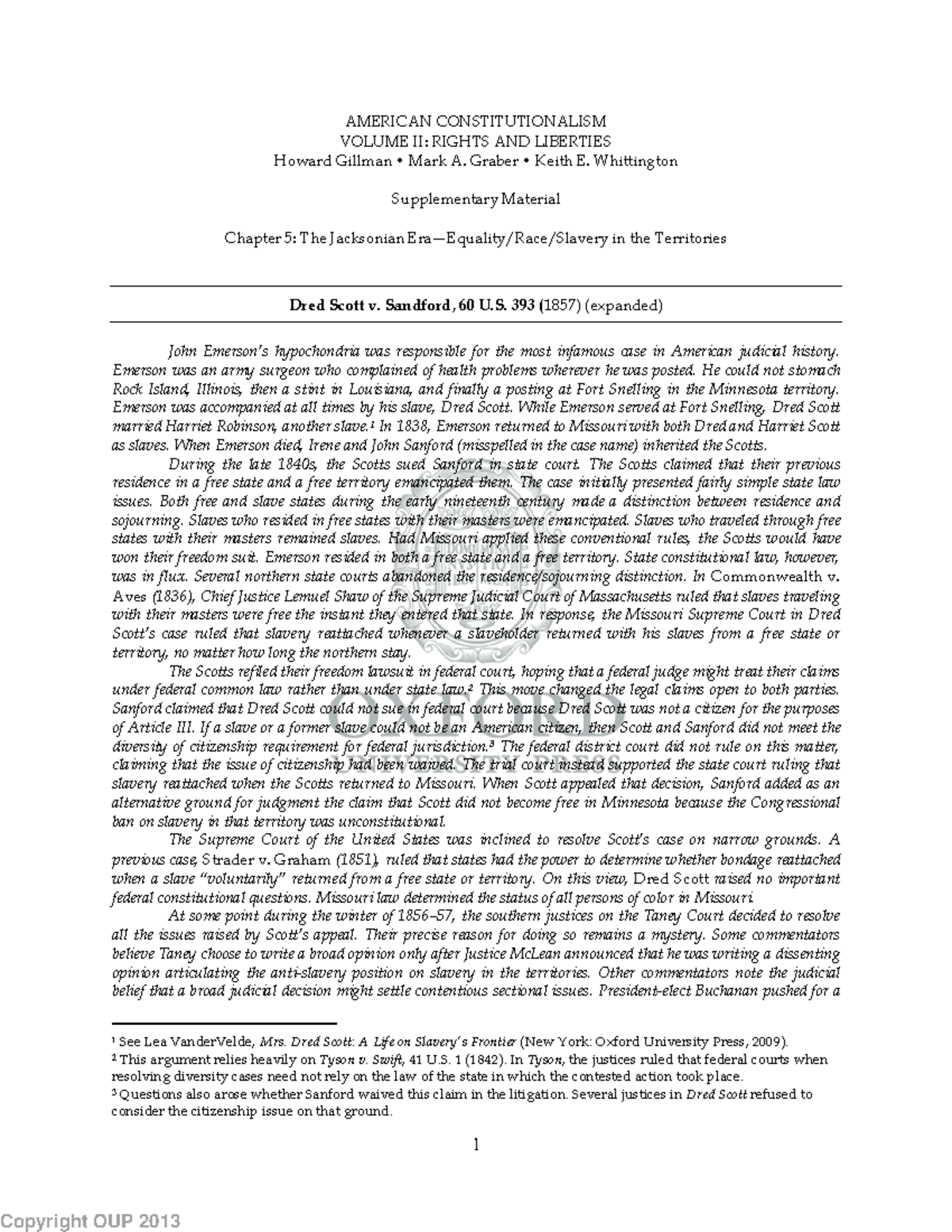 Dred Scott v. Sandford: Constitutional Implications & Legacies ...