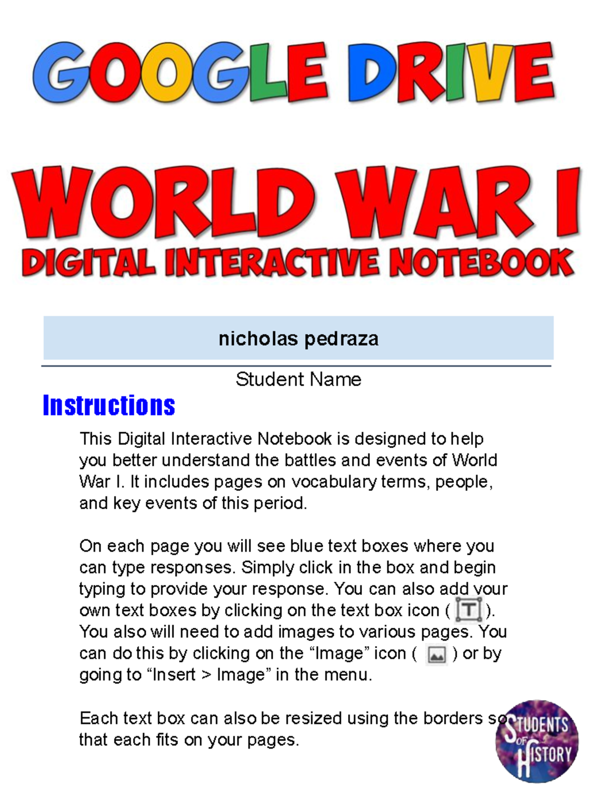 World War I Interactive Notebook: Battles, Weapons, and Treaty Insights ...