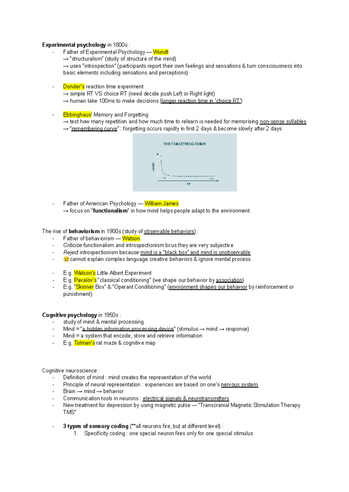 Cognitive Psychology (PSY 301): Memory Processes & Study Techniques ...