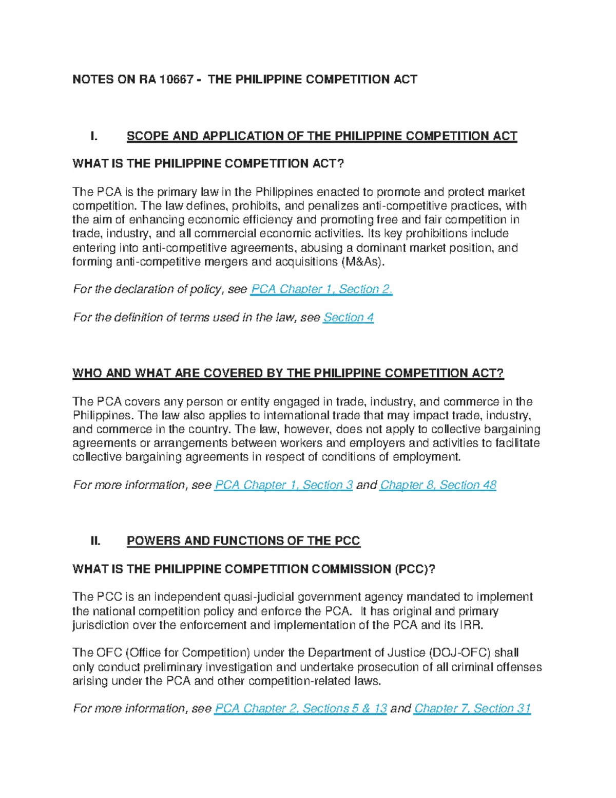 Notes ON TILA Truth in Lending Act RA 3765 1 - LECTURE: TRUTH IN ...