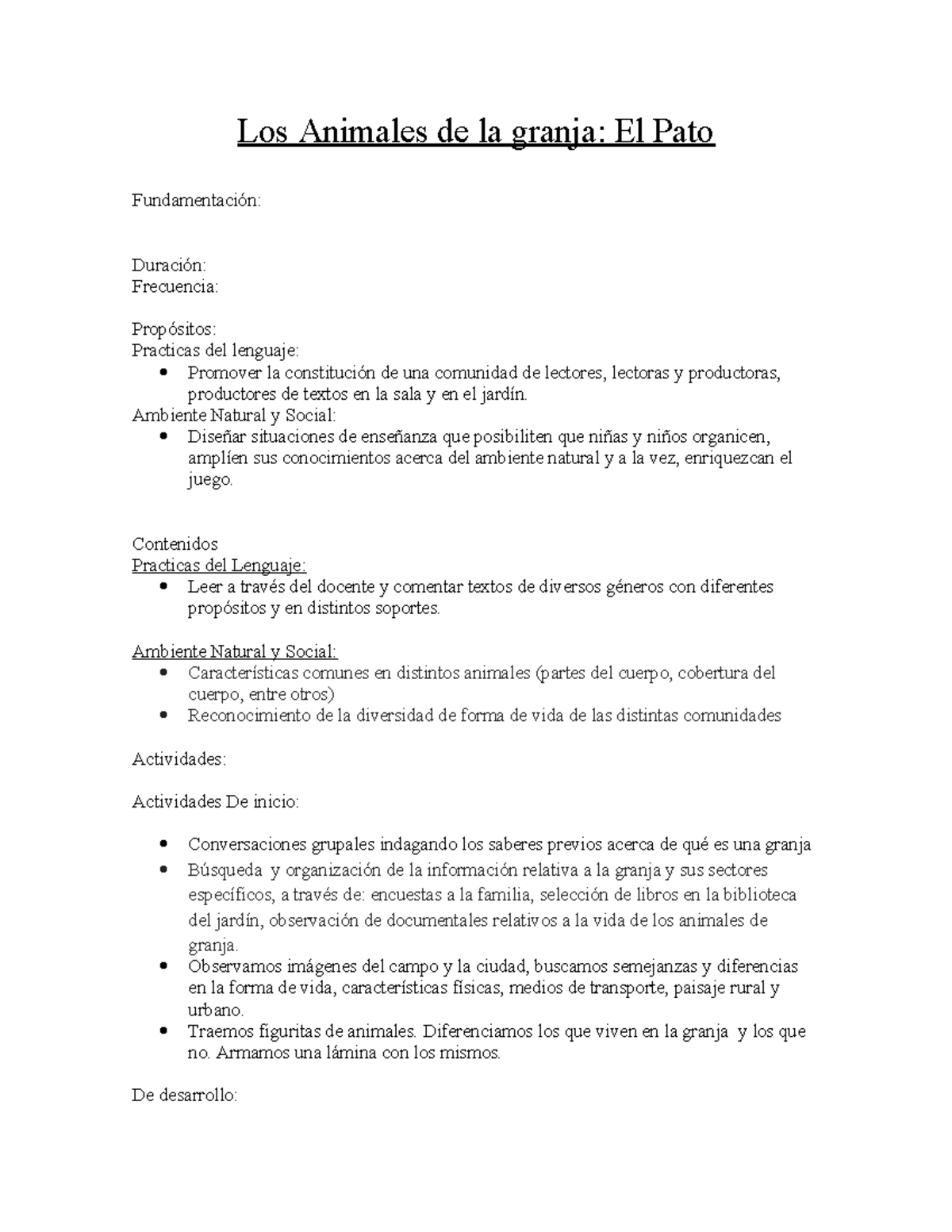 Los Animales de la Granja: El Pato - Actividades y Características ...