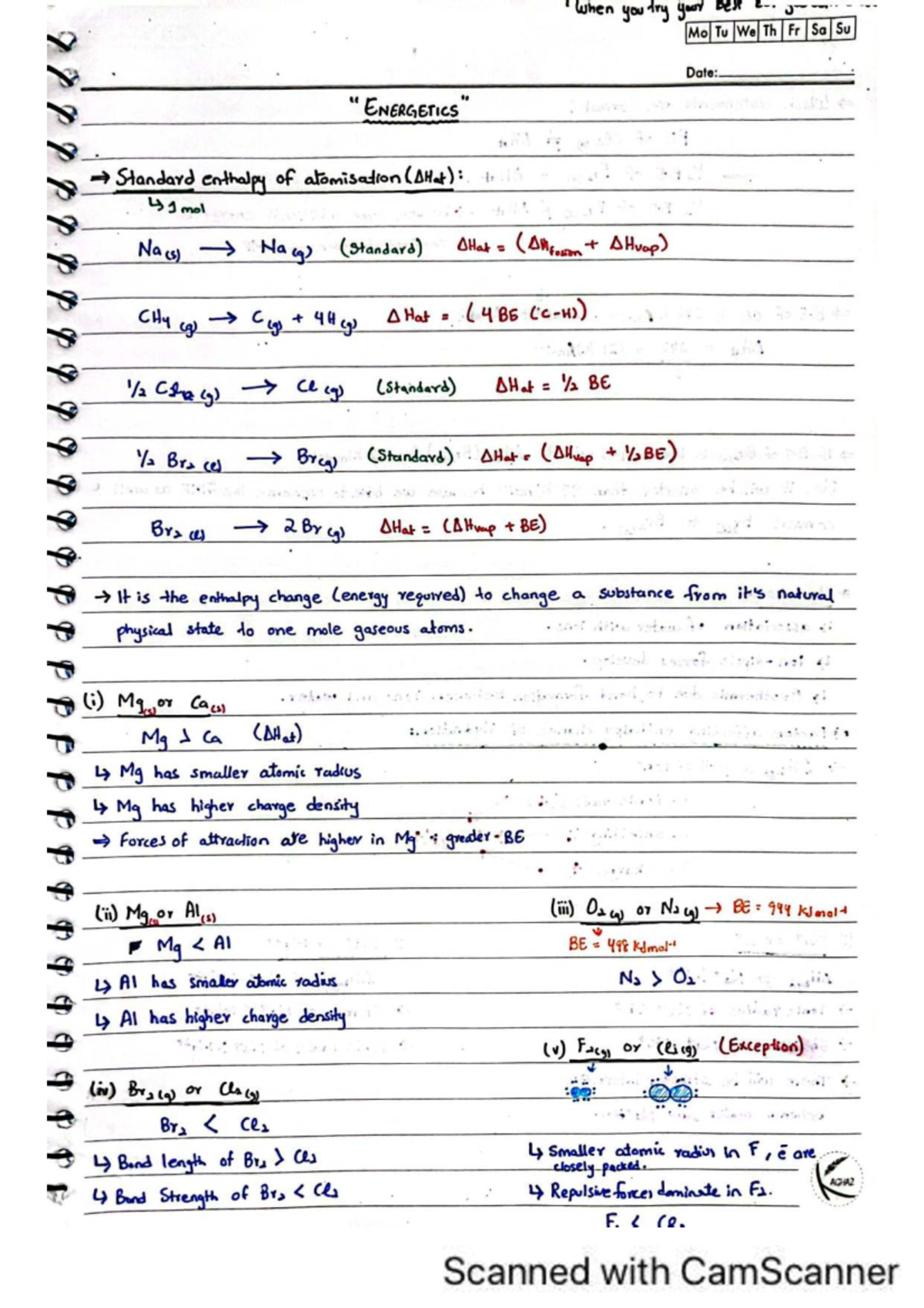 A2 Chemistry Notes: Standard Enthalpy Changes and Electrochemical Cells ...