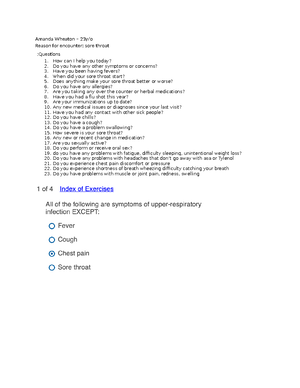 Ihuman week 3 word - Performance Overview for on case Amanda Wheaton ...
