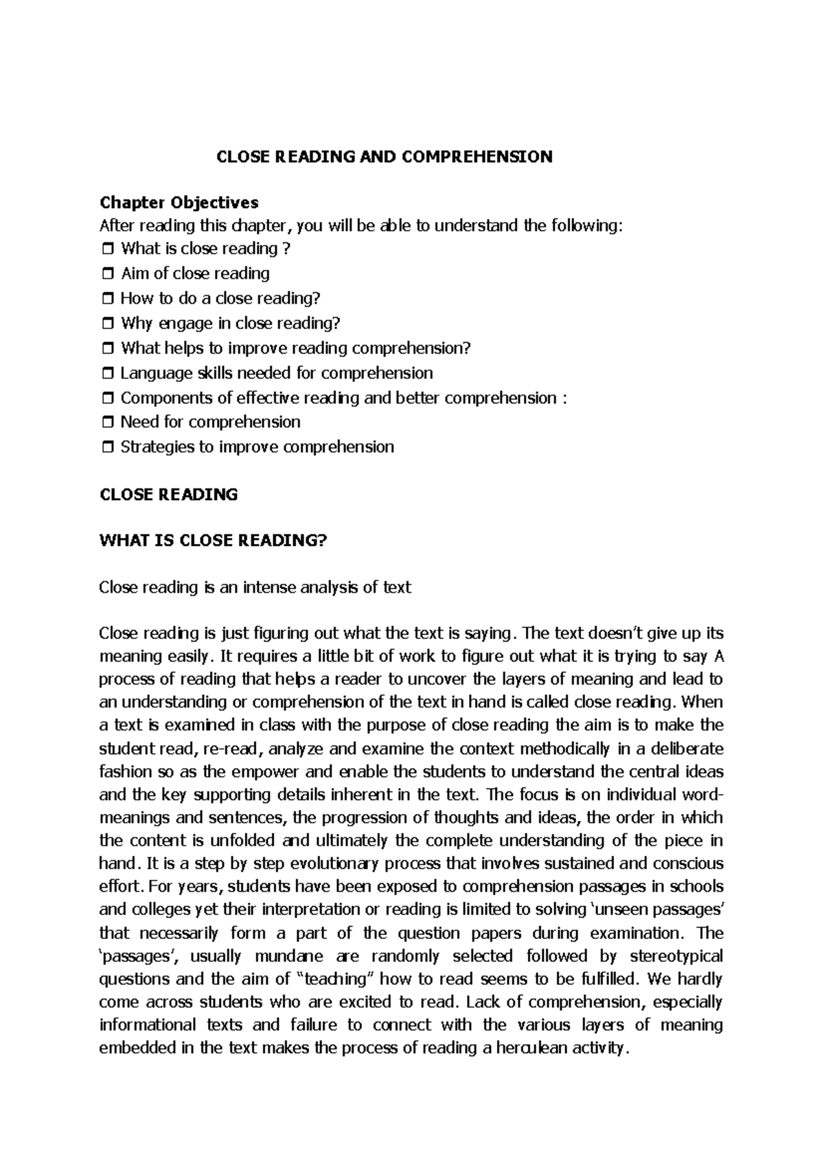 Close Reading & Comprehension Strategies for Enhanced Understanding ...