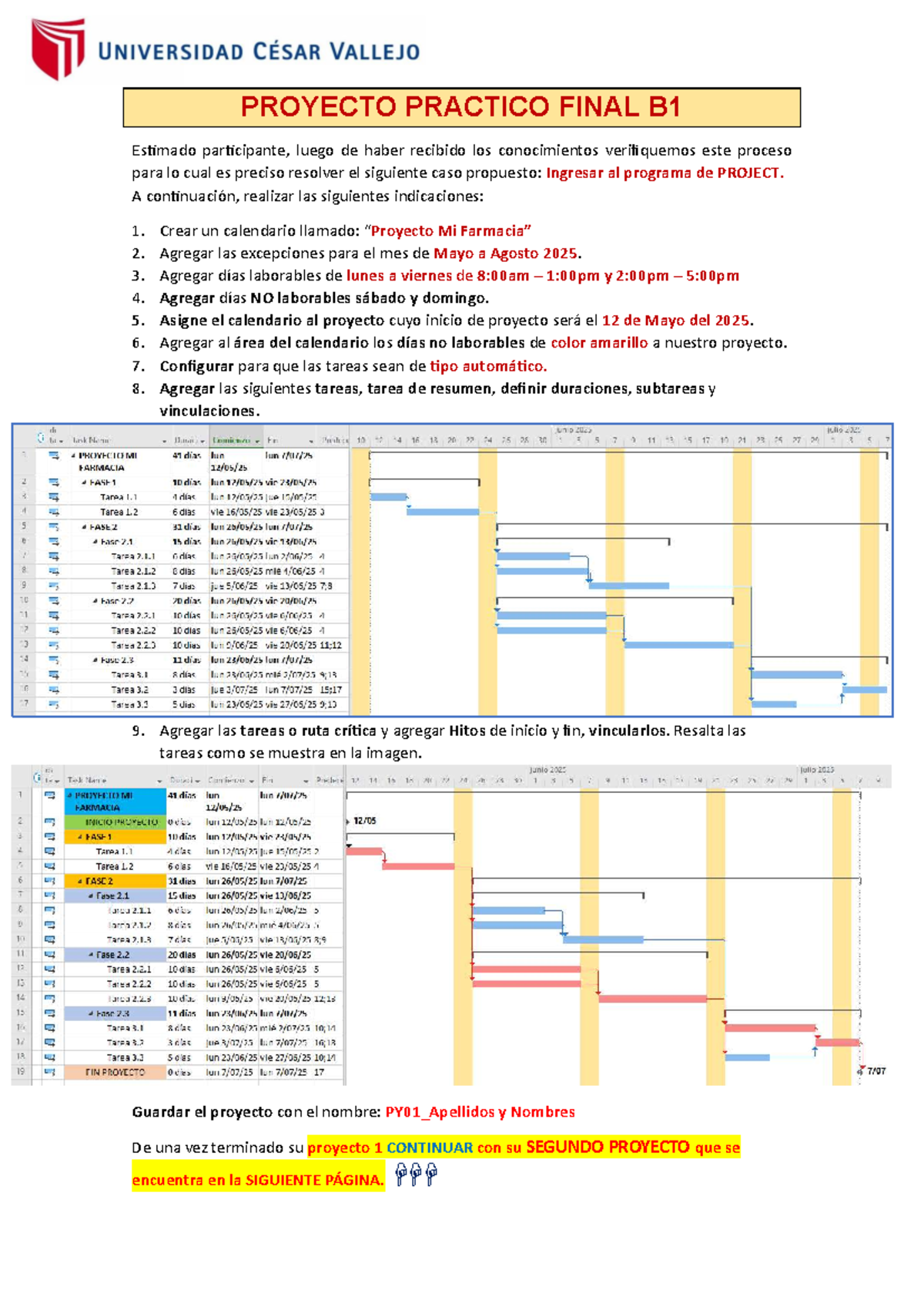 Proyecto práctico final B1: Guía para la creación de un calendario en ...