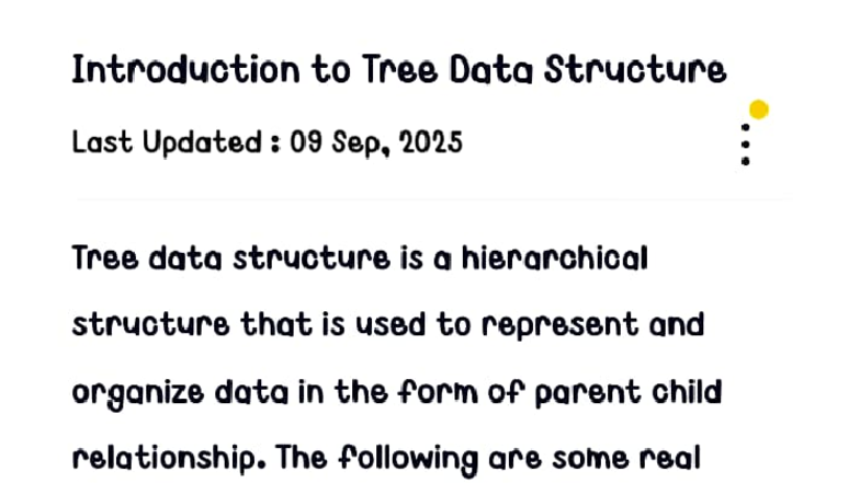 Introduction to Tree Data Structures and Binary Trees (CS101) - Studocu