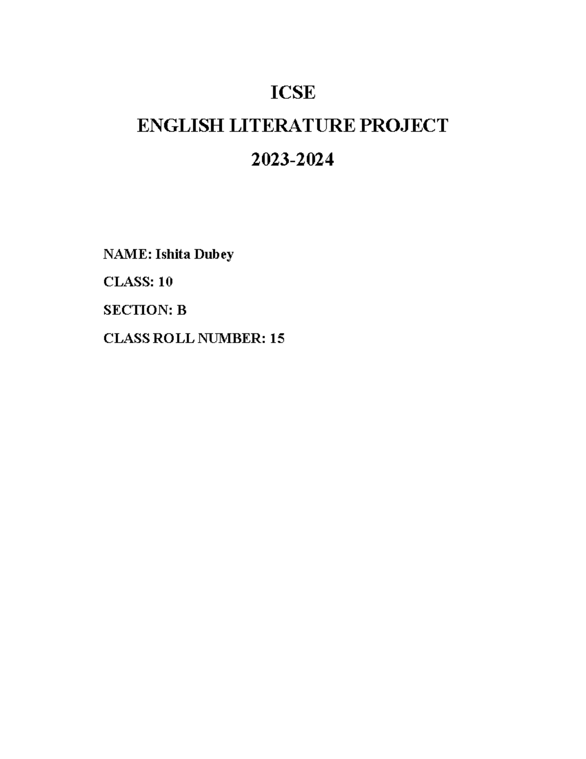 ICSE ENGLISH LITERATURE PROJECT: Analysis of Shylock & Nature's Beauty ...