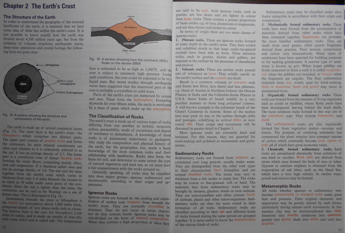 Chapter 2: The Crust and Its Rock Types - A Geological Overview (G-C ...