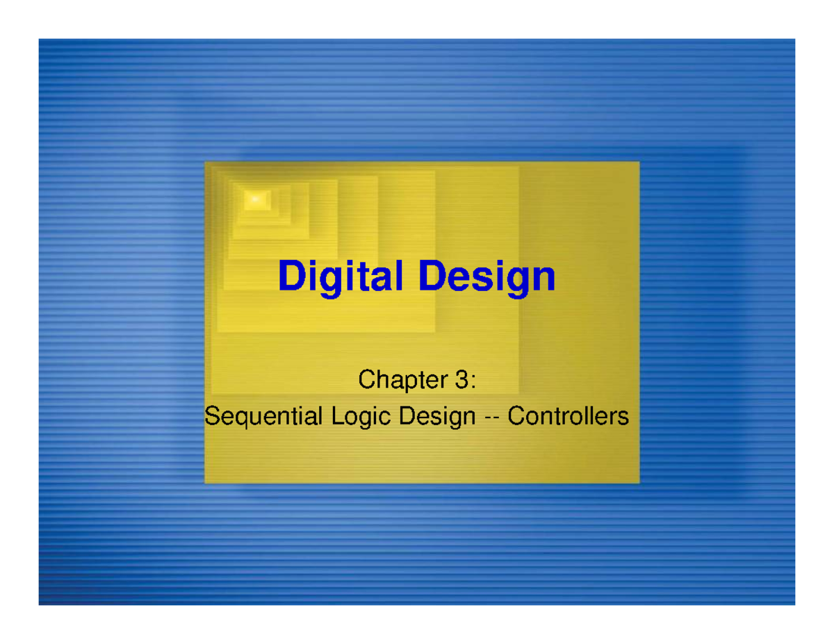 Sequential and FSM Digital System Lecture notes - ERS 220 - UP - Studocu