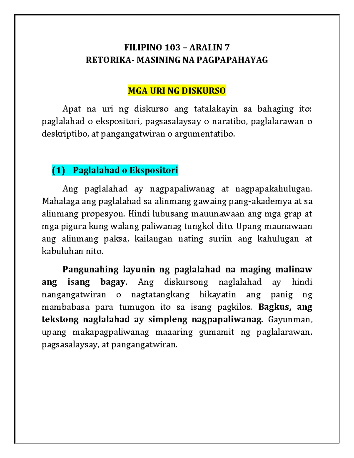 FRAY Botod - Summarization - FRAY BOTOD ni Graciano Lopez Jaena A ...