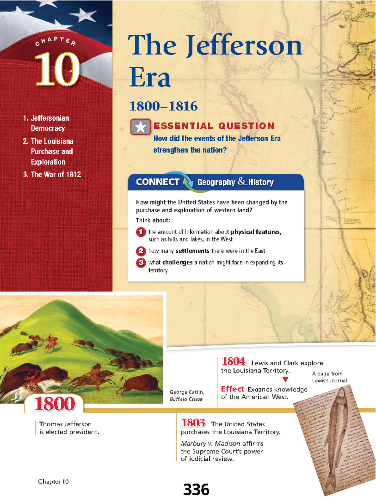 Jeffersonian Era: Key Concepts from Textbook Pages (Chapter 10) - Studocu