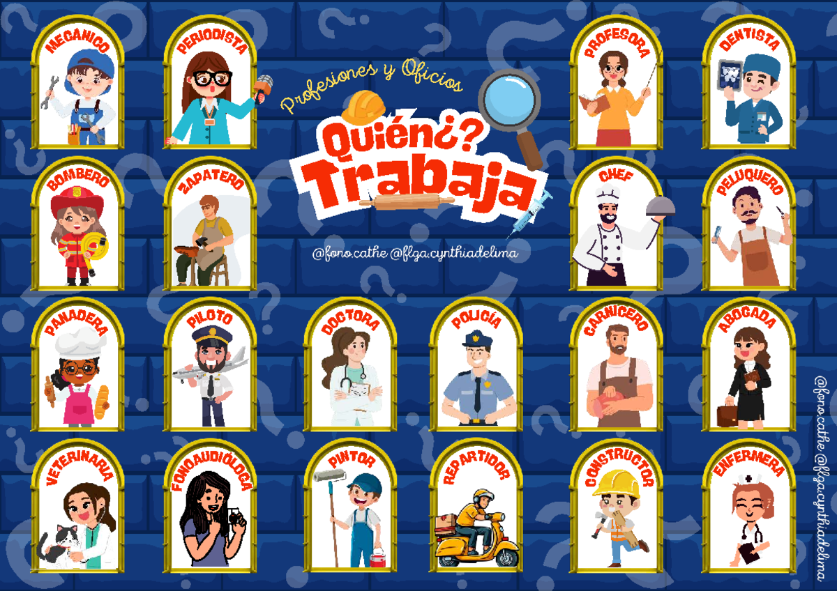 Quién Trabaja? - Actividades y Profesiones en Español - Studocu